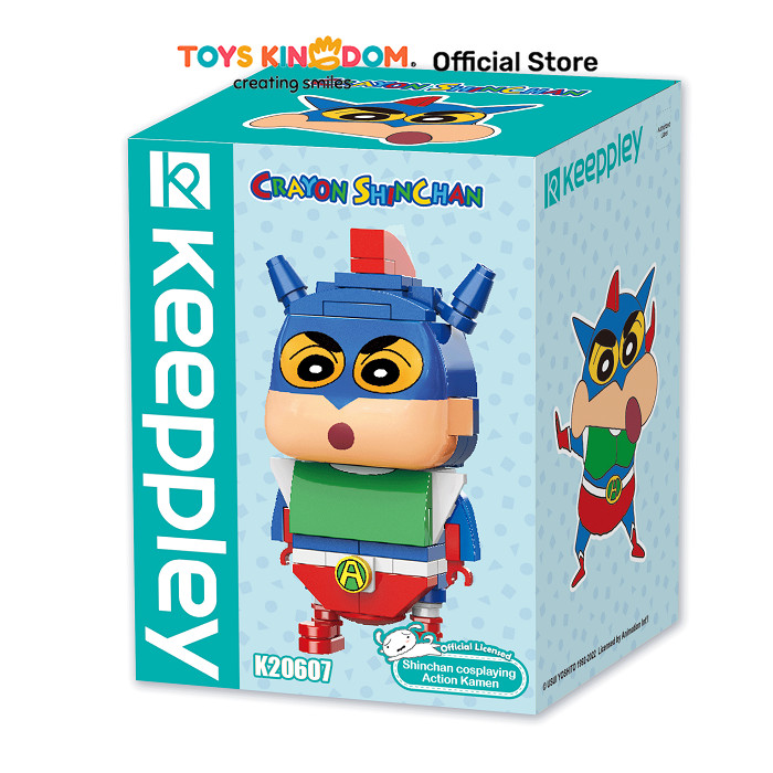 Jual Toys Kingdom Keeppley Figure Crayon Shinchan Cosplay Action Kamen ...