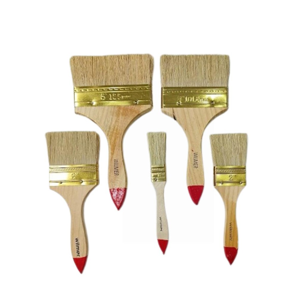 Jual KUAS CAT DINDING Kuas Cat 1" 2" 3" 4" 5" Kuas Cat Lengkap Gagang ...