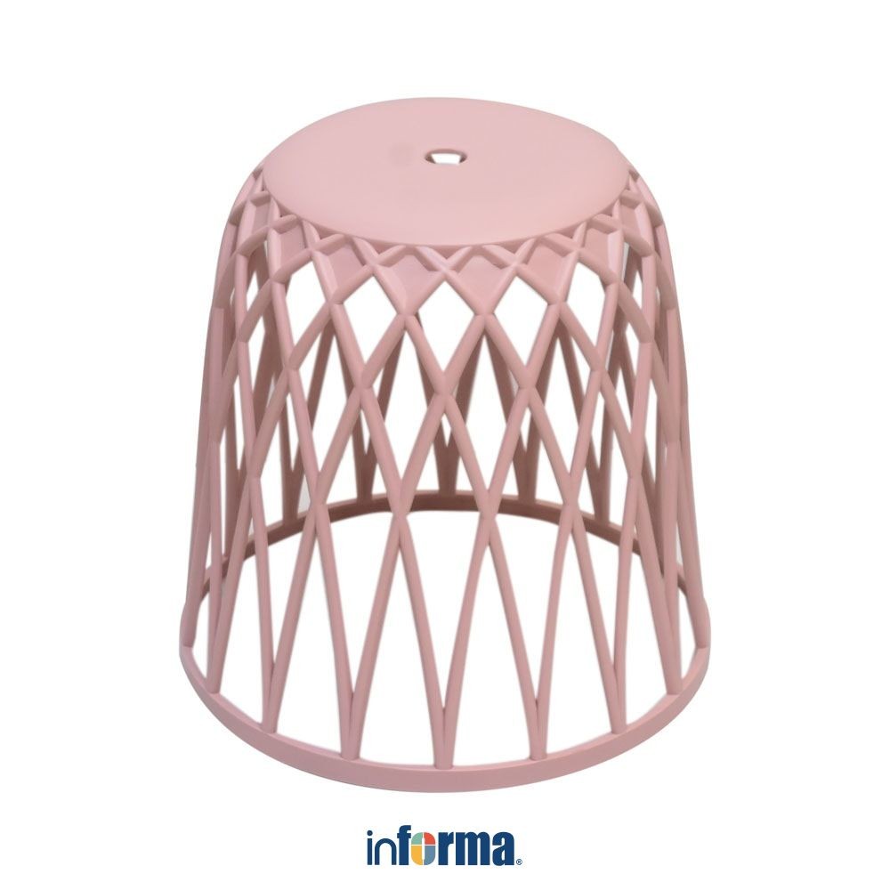Jual Informa Halo Bangku - Pink Multipurpose Stool Bangku Makan Cafe ...