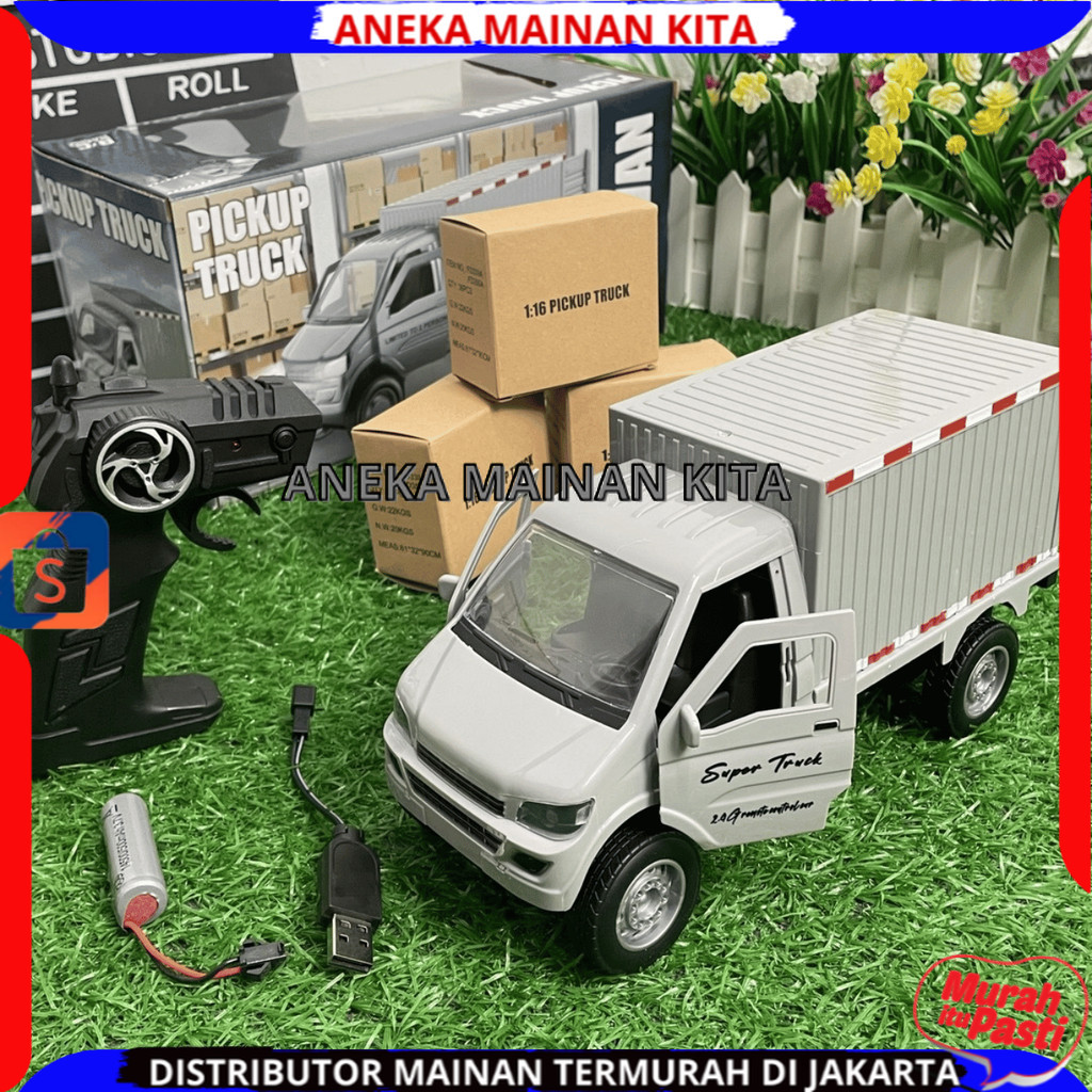 Jual Mainan Mobil Remote Control Model BOX APV Super Truck New Baterai ...