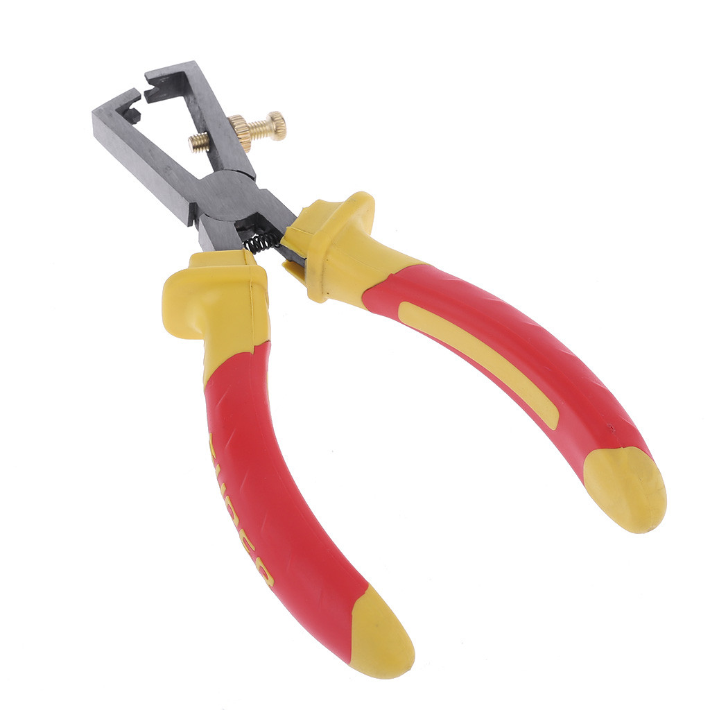 Jual Professional 6-inch Wire Stripper Cutting Pliers Crimping Tool ...