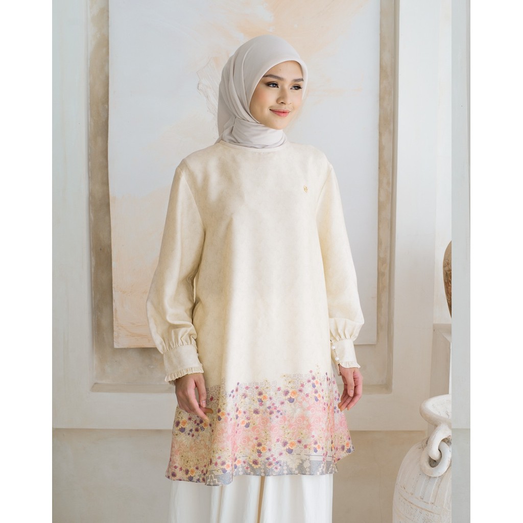 Jual Muda Official Feeya Tunic - Beige | Shopee Indonesia