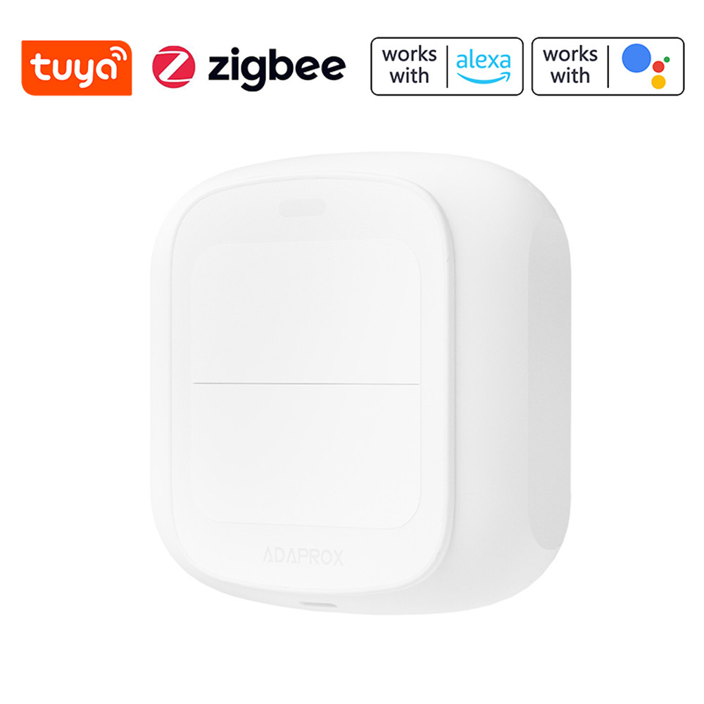 Jual Tuya Portable Mini Double Button Remotes Control Switch Cable-free ...