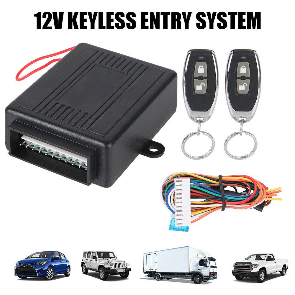 Jual Car Keyless System Central Door Lock Unlock Remote Control Car ...