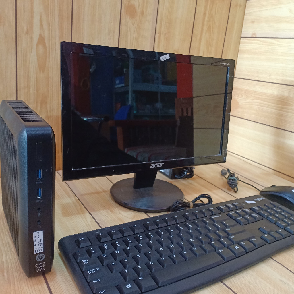 Jual Paket Komplit Mini PC HP Ram 4GB Plus Monitor 16 inch Seken PLUS ...