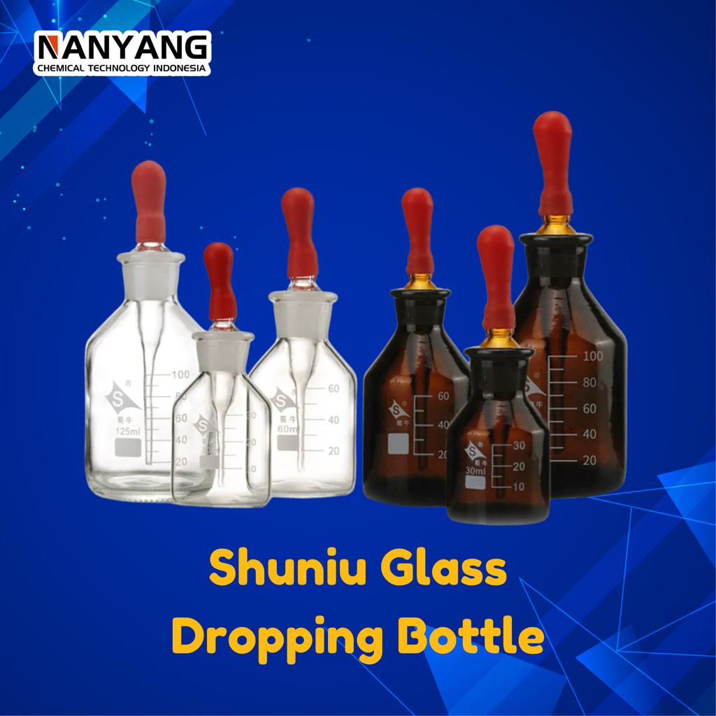 Jual Glass Dropping Bottle Skala Amber/Clear Botol Tetes Alat ...