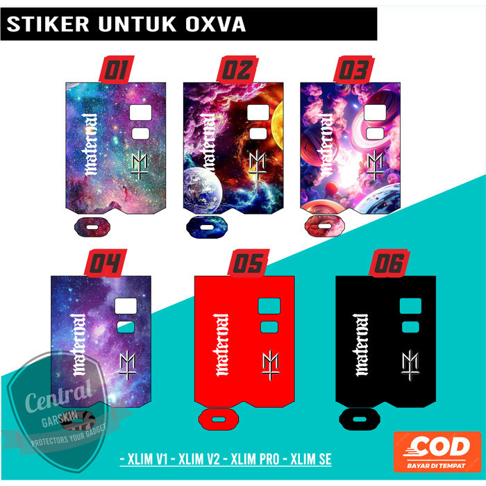 Jual Sticker Garskin Skin OXVA XLIM PRO XLIM 2 SE Boy Edition bisa ...