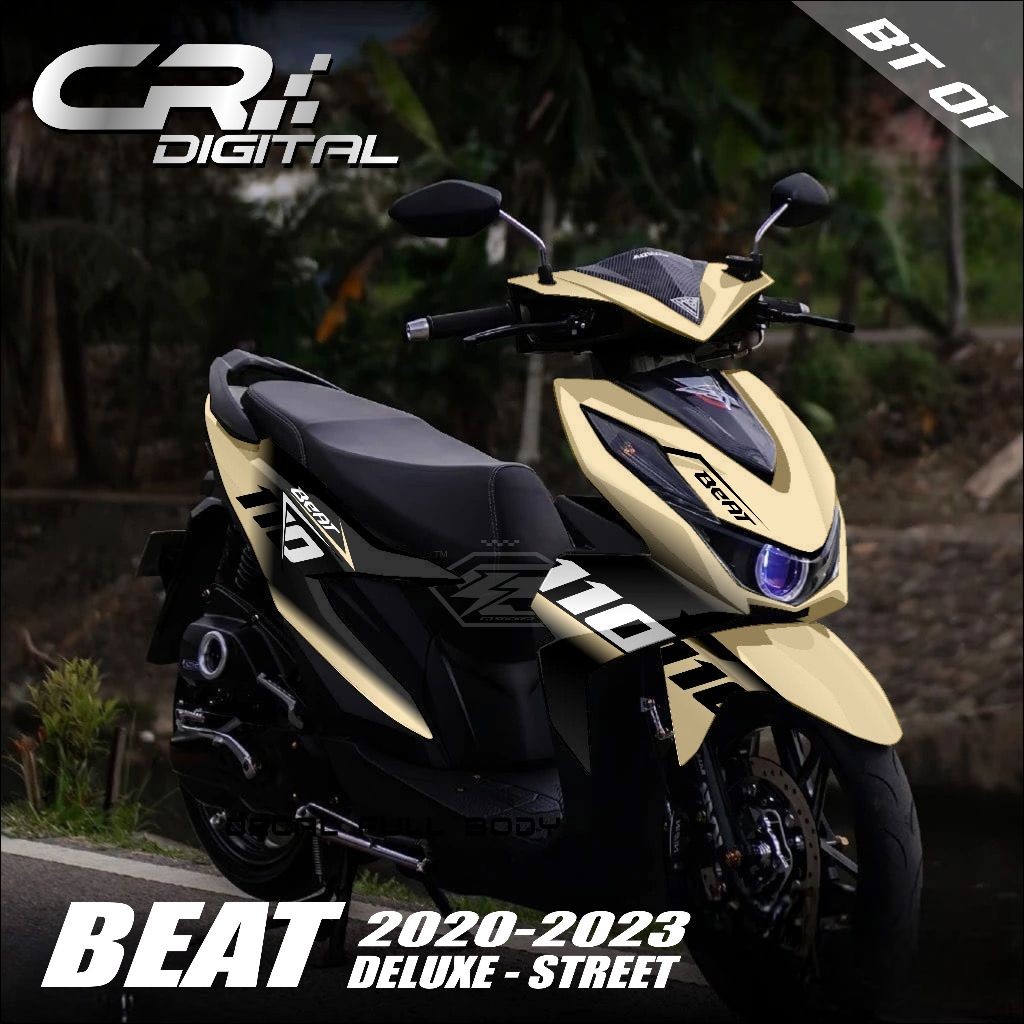 Jual (COD) TERBARU Decal Sticker Beat DELUXE STREET 2020 2021 2022 2023 ...