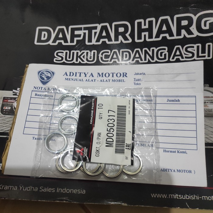 Jual Ready gasket ring oli drain plug xpander Outlander mirage kuda ...