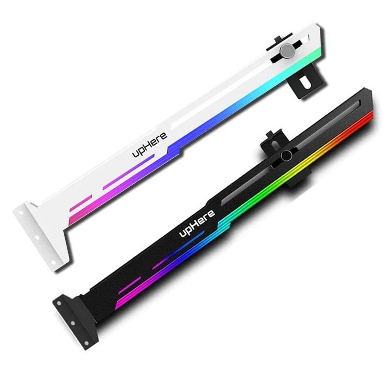 Jual VGA Graphics Card Support GPU Bracket Frame RGB Luminous Pollution ...