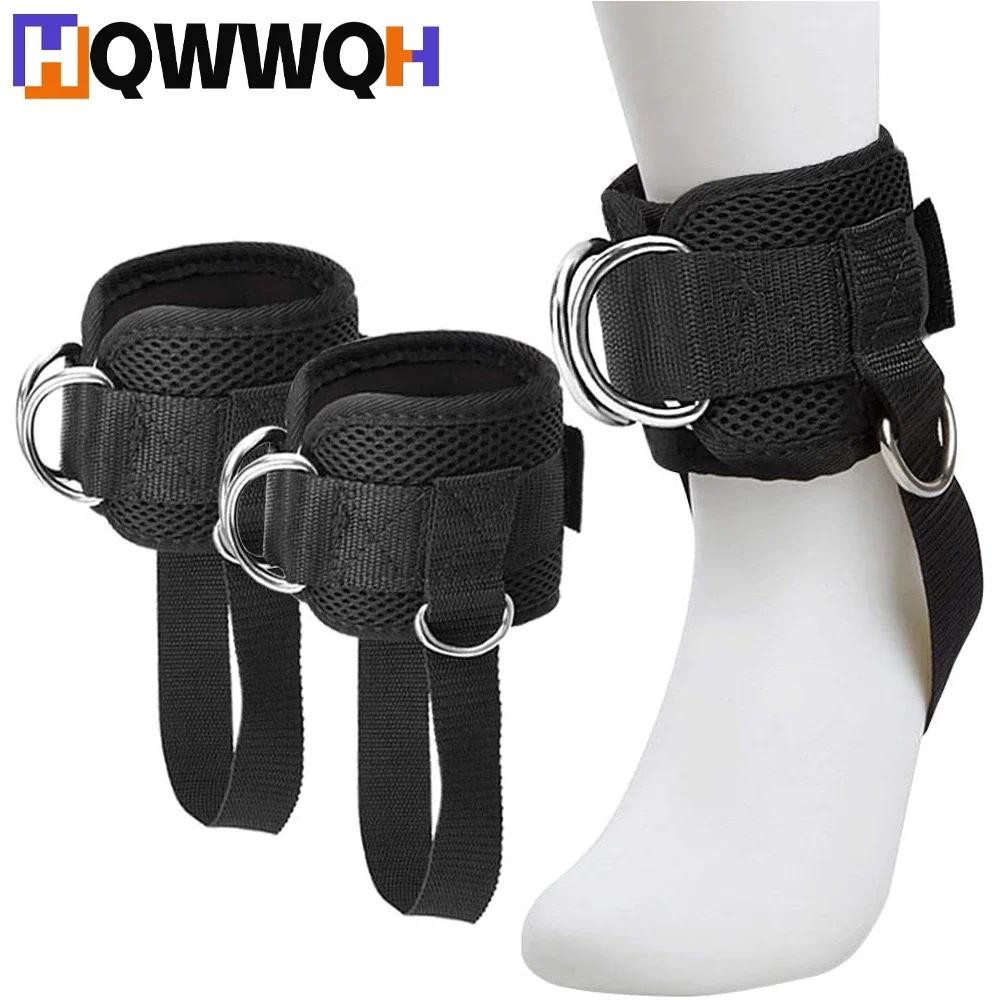 Jual Adjustable Premium Ankle Cuffs Gym Cable Ankle Straps for ...