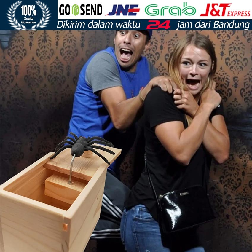 Jual Spider Box Prank / Mainan Kotak Laba-Laba Kaget untuk Kejutan ...