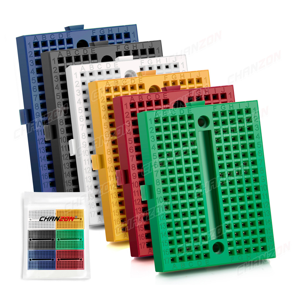 Jual 170 / 400 / 830 Tie Points Solderless Breadboard MB-102 BB-801 SYB ...