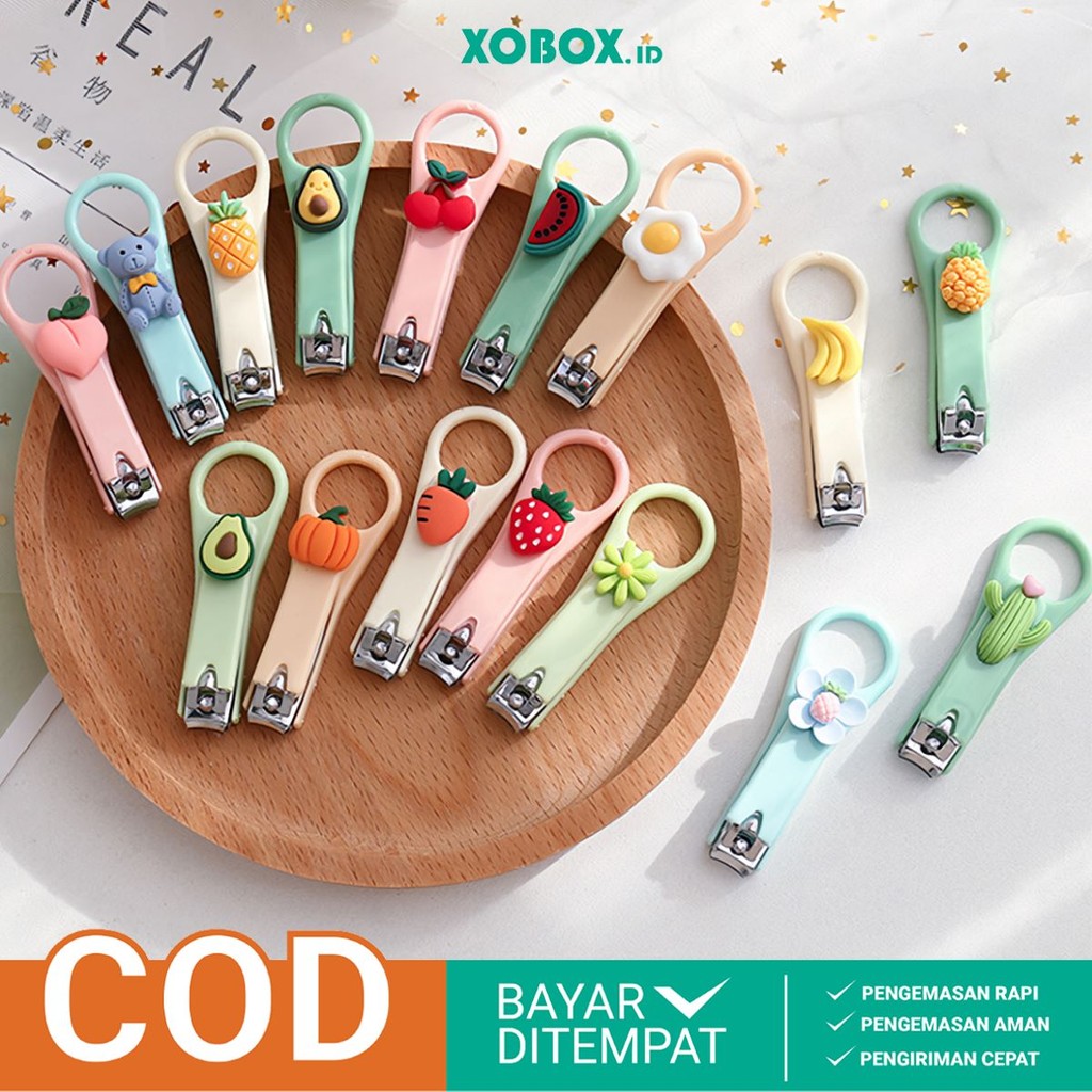 Jual Gunting Kuku Mini Karakter 3D Jepit Kuku Aesthetic Nail Clipper ...