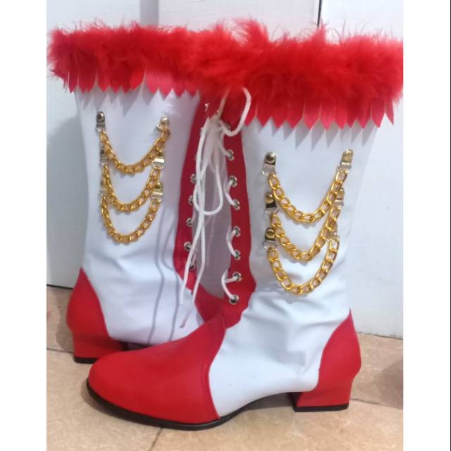 Jual Sepatu Mayoret Pasukan Putih Merah (bisa request warna dan model ...