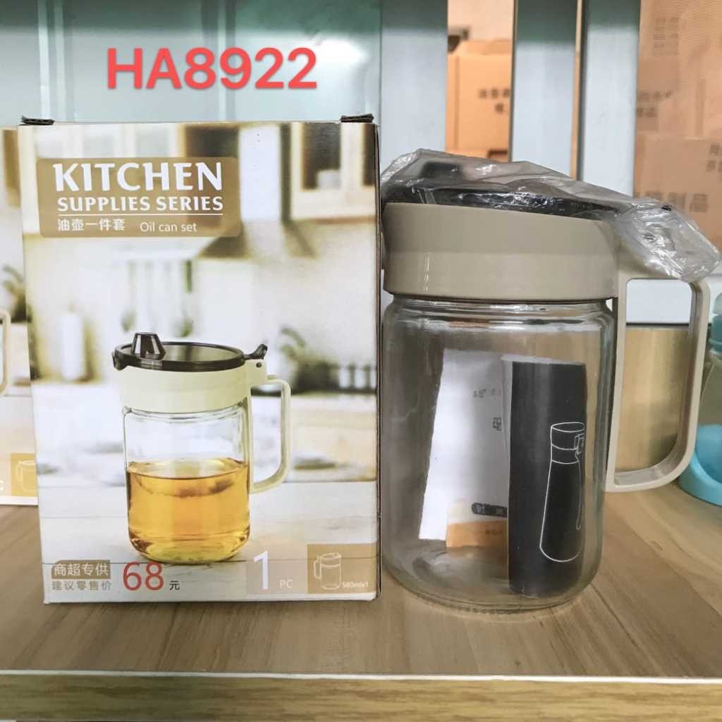 Jual Botol Minyak Kaca Oil Pot 580 Ml HA8922 Bisa COD By Hazz Shop ...
