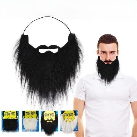 Jual Jenggot imitasi palsu hitam putih Kostum Cosplay panjang long ...