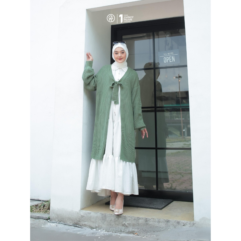 Jual Hijacket - Ara Series - Outer Cardigan Rajut Hijab - Rajutan ...