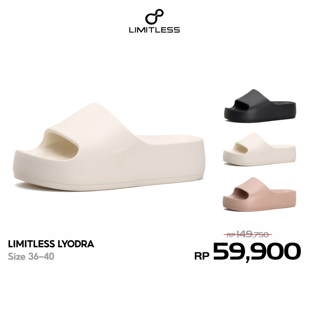Jual Limitless - Sendal Wanita Slip On LYODRA Tinggi Platform Eva ...