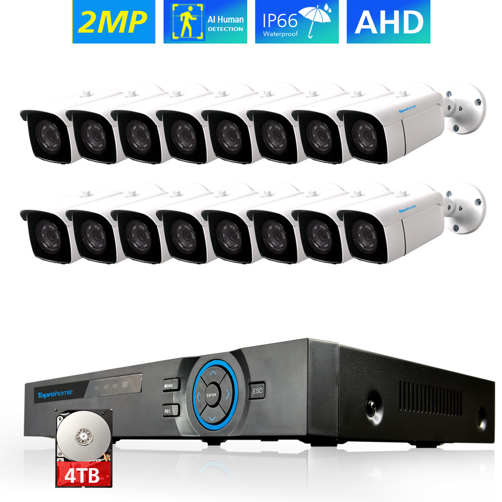 Jual TOPROHOIME Video Surveillance system Full HD AHD 2MP 1920X1080P ...