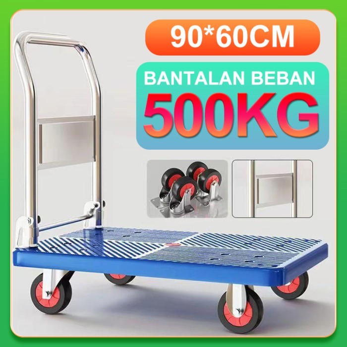 Jual Troli Lipat Barang Roda Dorong Handtruck Angkut Troley Beban Hand ...
