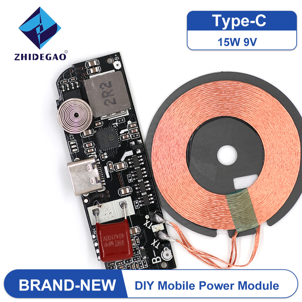 Jual Magnetic Power Bank Board 15W Wireless Charger Universal Qi ...