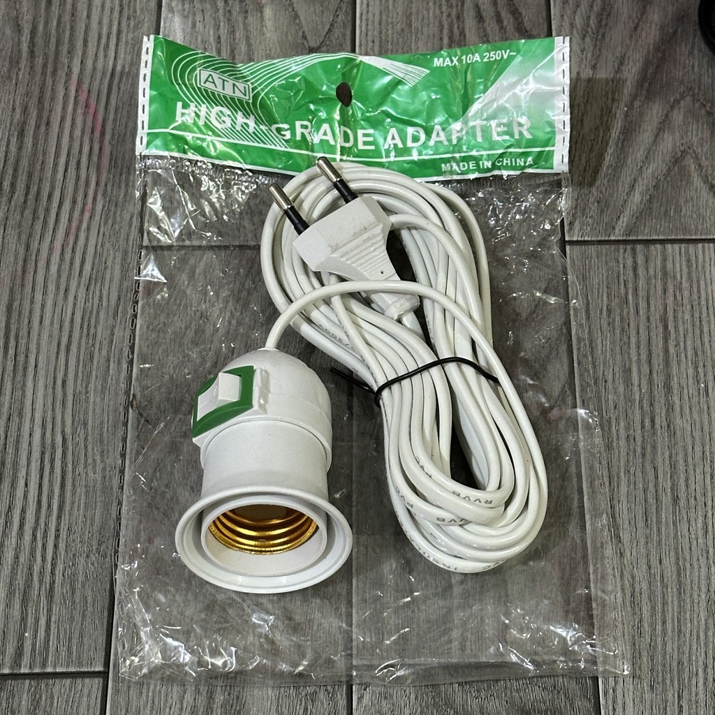 Jual ATN FITTING COLOK KABEL 5 METER + SAKLAR ON OFF / PITING LAMPU ...