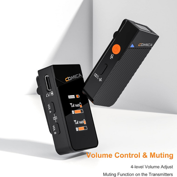 Jual COMICA VIMO C1 2.4Ghz Dual Channel Mini Wireless Microphone ...