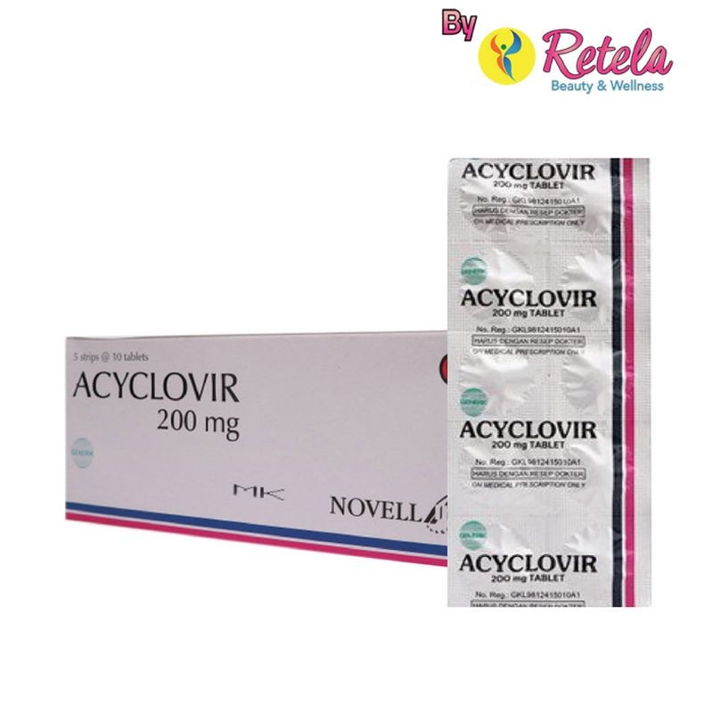 Jual ACYCLOVIR 200MG 1 STRIP 10 TABLET (Gen-Yarindo) | Shopee Indonesia