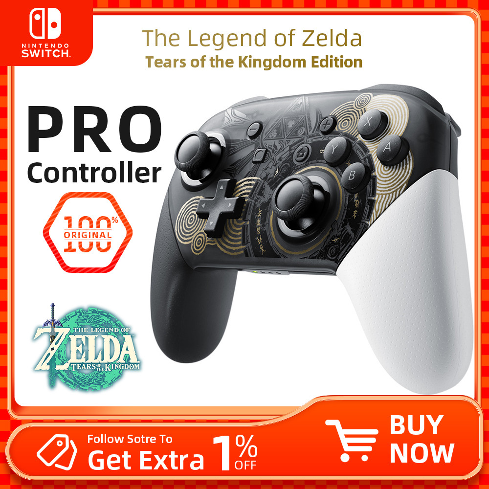 Jual Nintendo Switch Pro Controller The Legend of Zelda Tears of the ...