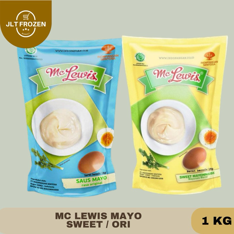 Jual MC Lewis Mayonaise Original / Sweet Mayo/ Saus Mayo/ Mayones 1kg ...