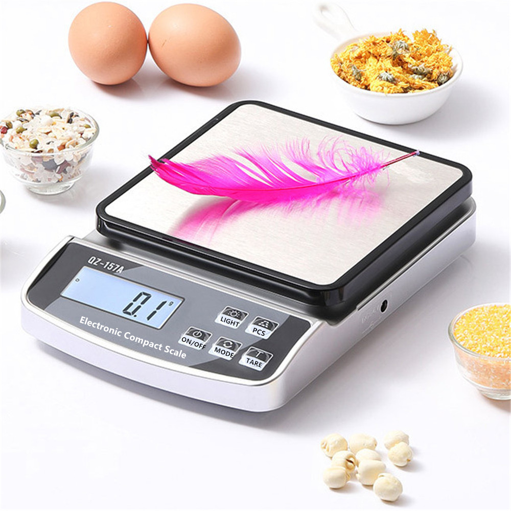 Jual 15/10/3KG Digital Kitchen Scale Smart Measuring Tools Waterproof ...