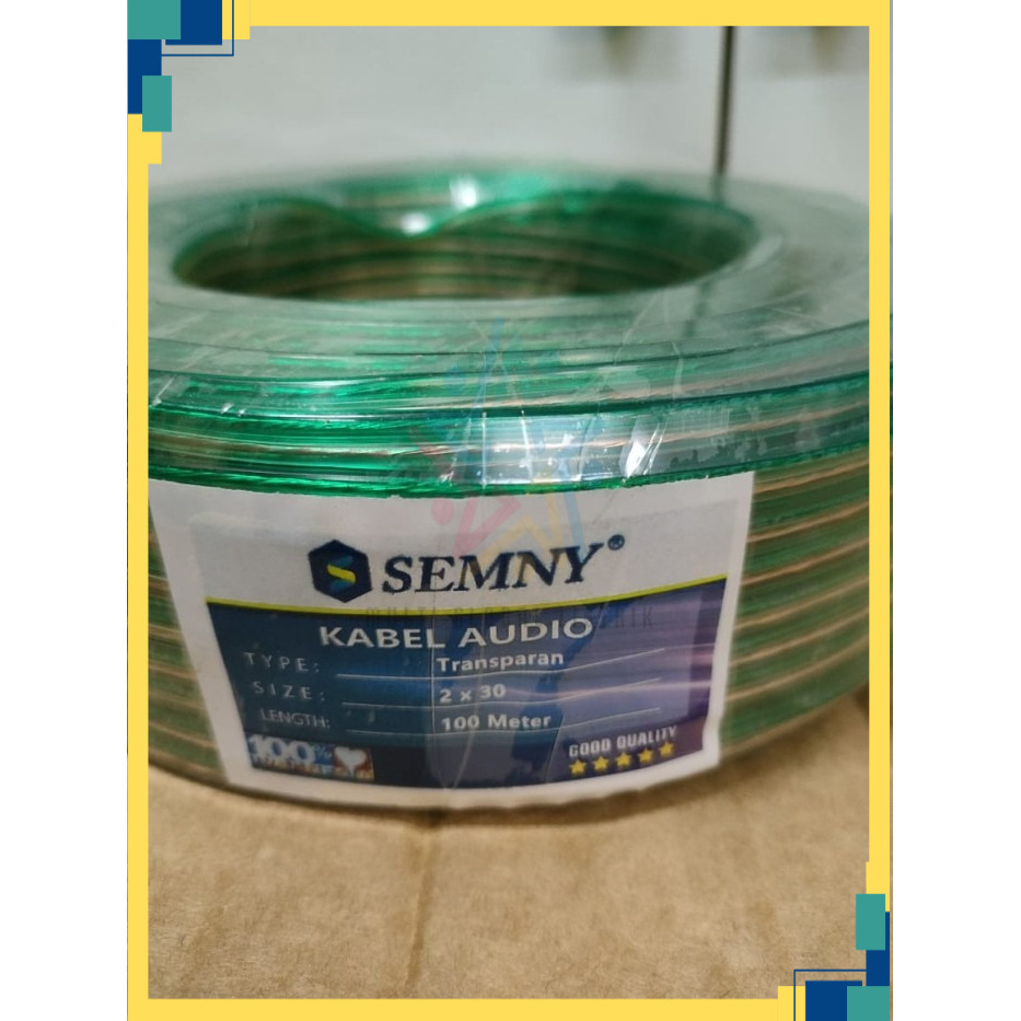 Jual Kabel Listrik Transparan 2 x 30 100 Yard ( Good quality ) | Shopee ...