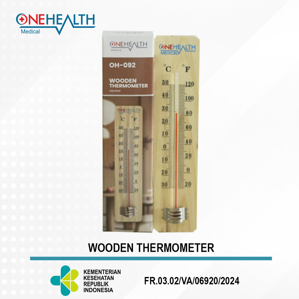 Jual Onehealth Thermometer Ruangan Dinding OH-092 Alat Pengukur Suhu ...