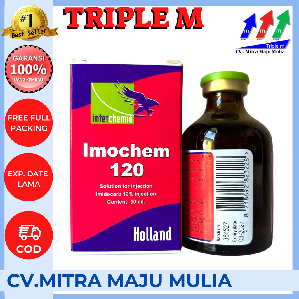 Jual Imochem 120 50 ml - OBAT ANTI PARASIT (IMIDOCARB) | Shopee Indonesia