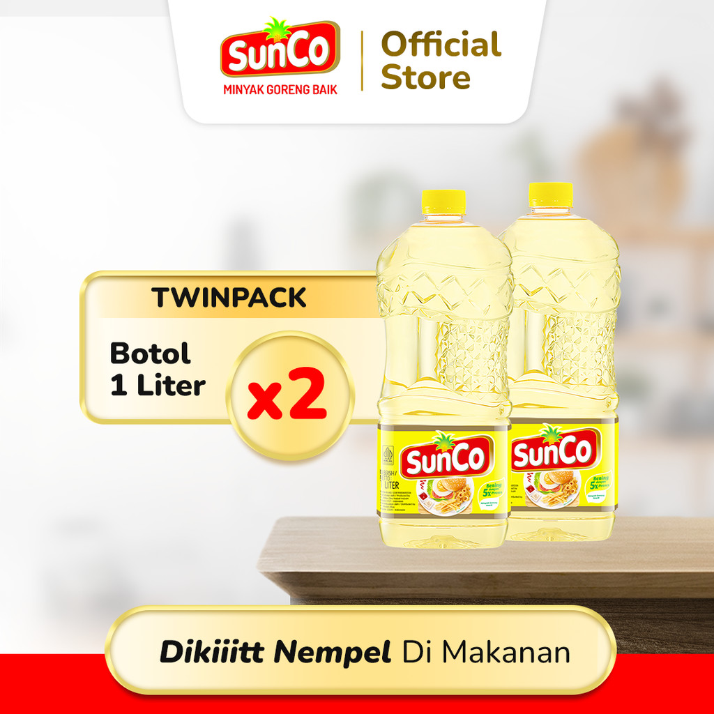 Jual Sunco Minyak Goreng Botol 1L - Twinpack | Shopee Indonesia