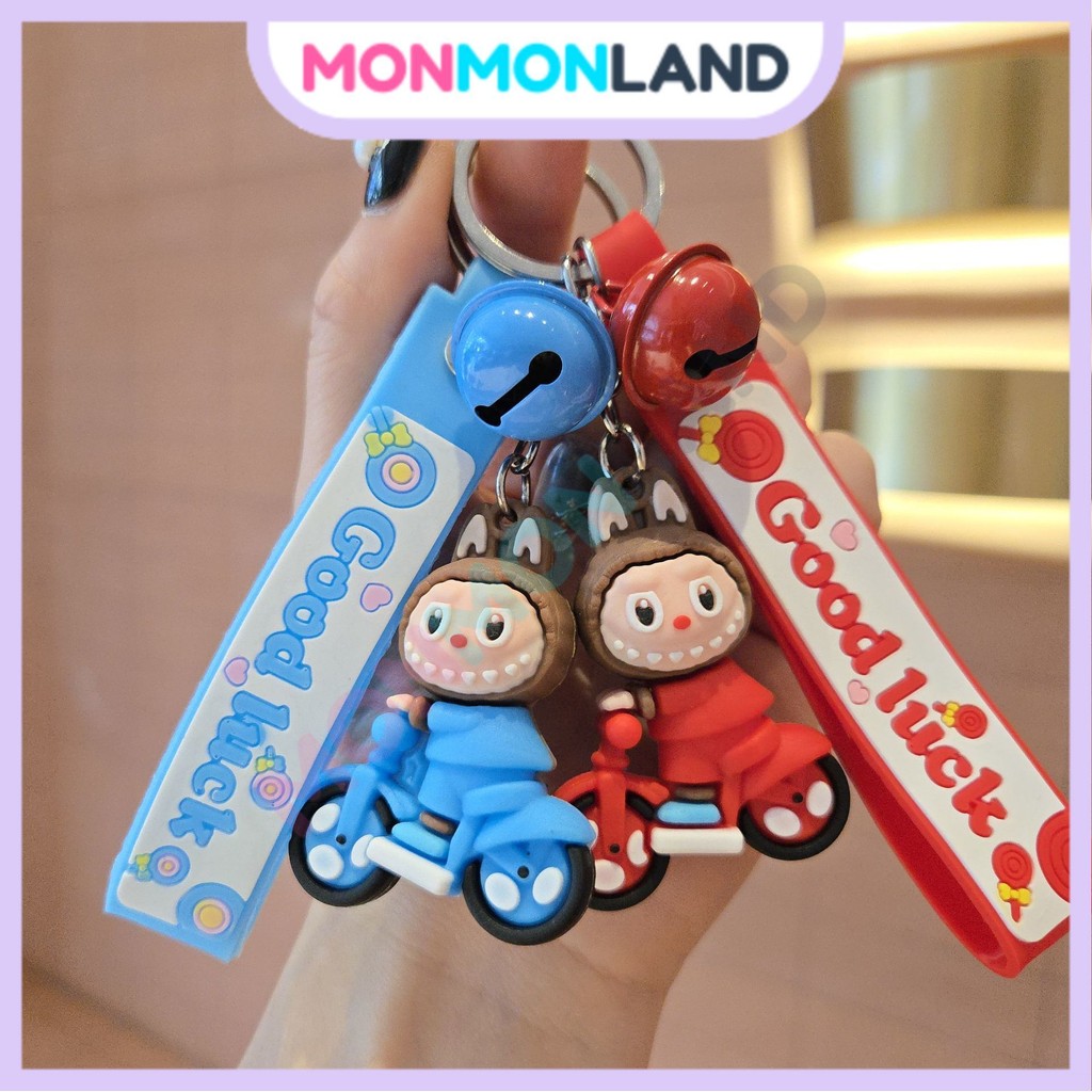 Jual MM - Ganci Labubu versi Sepeda | Gantungan Kunci Dompet Tas Labubu ...