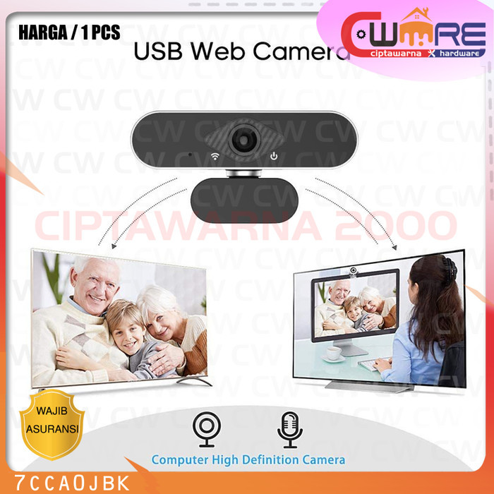 Jual Webcam Desktop Kamera Camera PC Laptop Full HD 1080p with ...