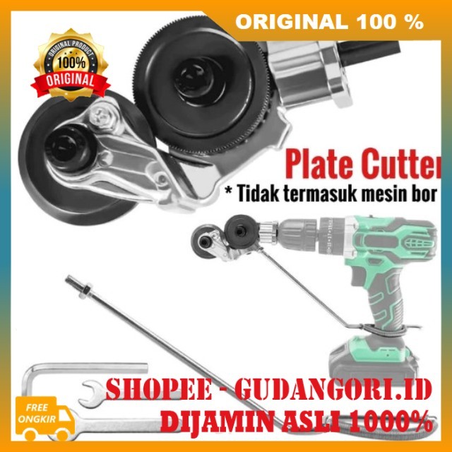 Jual BOHREN Metal Cutting Drill Converter Adaptor Pemotong Seng Konverter Bor Alat Potong Plat ...