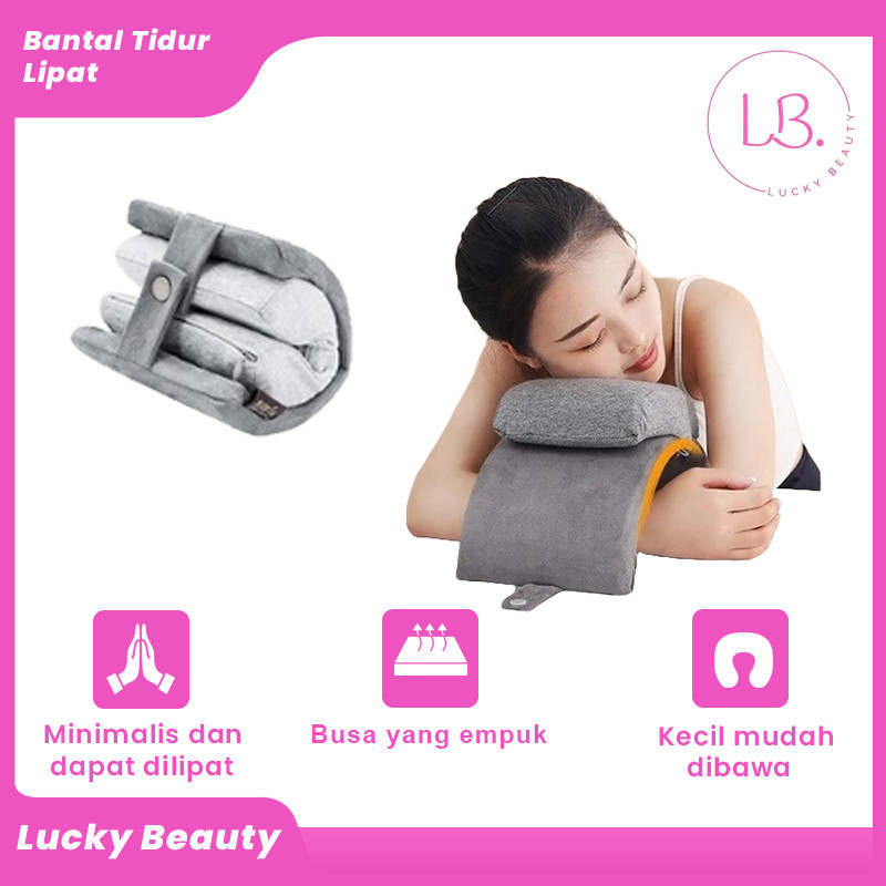 Jual Bantal Tidur Lipat Bantal Meja Kantor Sandaran Kepala Tidur Siang ...
