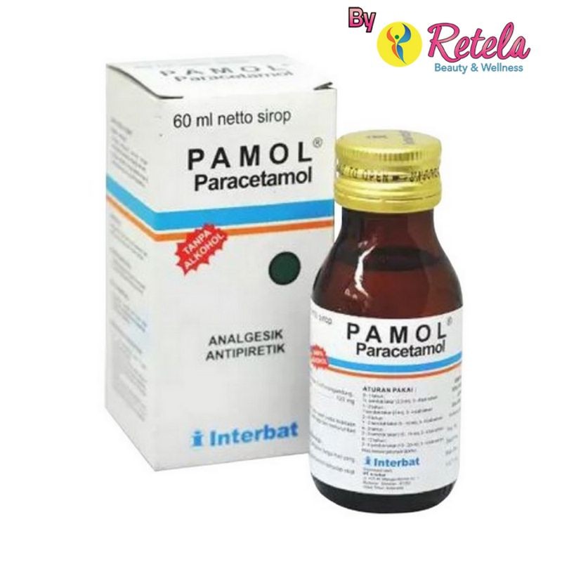 Jual PAMOL 120MG SYRUP 60ML/ PARACETAMOL/ PENURUN DEMAM | Shopee Indonesia