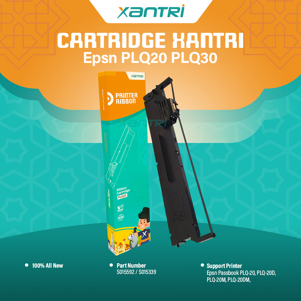 Jual Xantri - Ribbon Cartridge Xantri For PLQ-20 Compatible For Printer ...