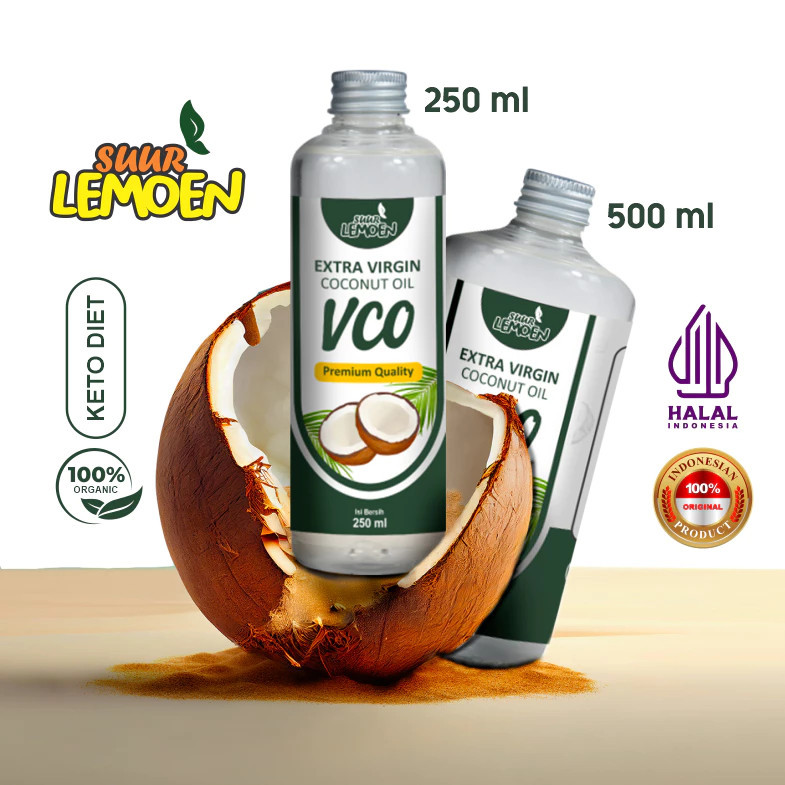 Jual Original - Extra Virgin Coconut Oil - Minyak Kelapa Murni VCO 100-250500ml Organik Premium ...