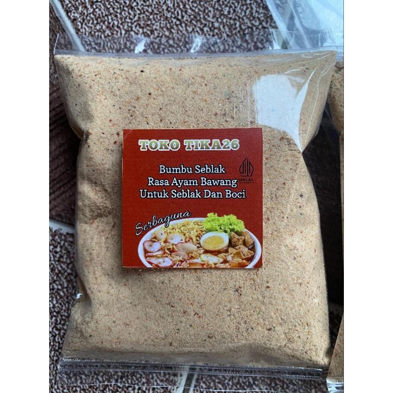 Jual BUMBU SEBLAK PALING ENAK RASA AYAM BAWANG 250 GRAM BUMBU BASO ACI ...