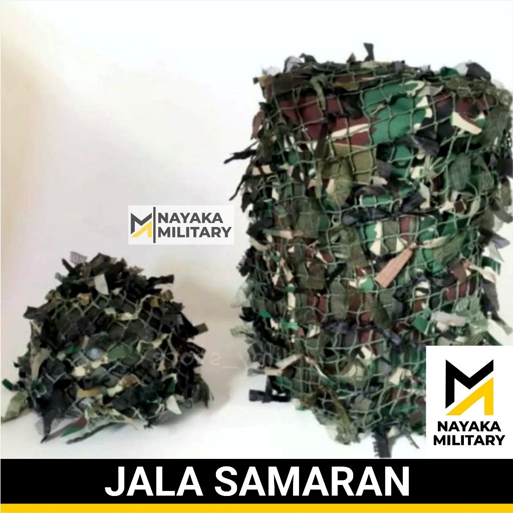 Jual PROMO Jala Samaran Helm Ransel Tentara Kamuflase TNI Militer ...