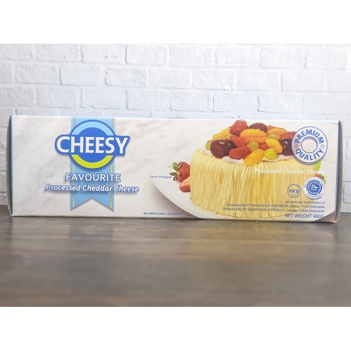 Jual CHEESY FAVOURITE CHEDDAR CHEESE 480 GR | Shopee Indonesia