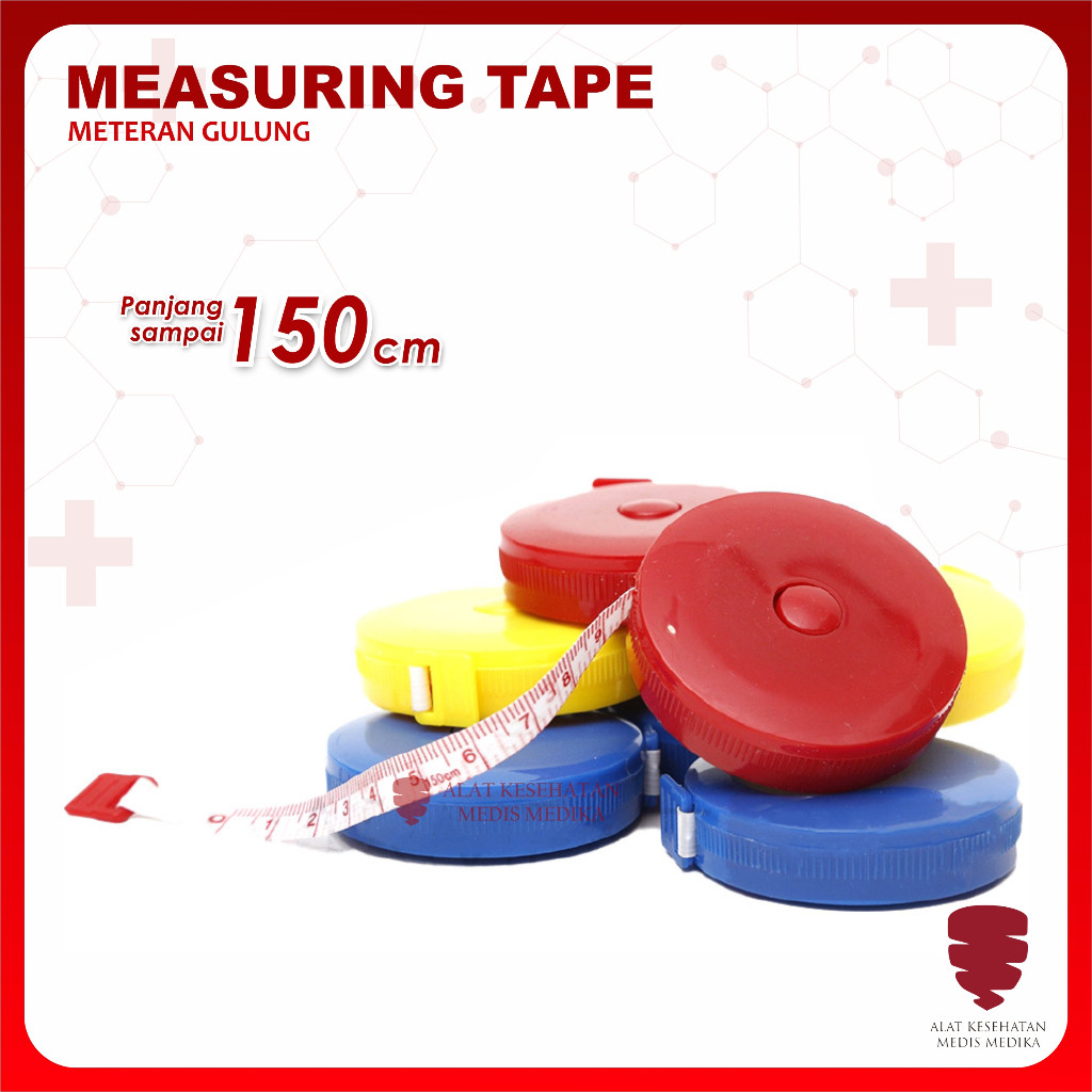 Jual Medline Measuring Tape Meteran Bayi Metlin Alat Ukur Pengukur ...