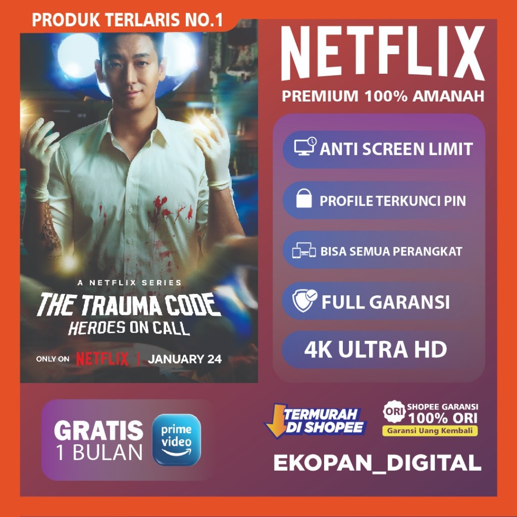 Jual Netflixxx 1-3Bulan 4K UHD Premium Bergaransi 100% Resmi | Shopee Indonesia