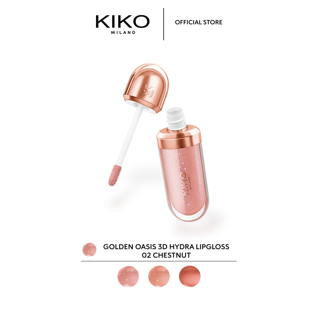 Jual KIKO MILANO Golden Oasis 3D Hydra Lip Gloss | Shopee Indonesia