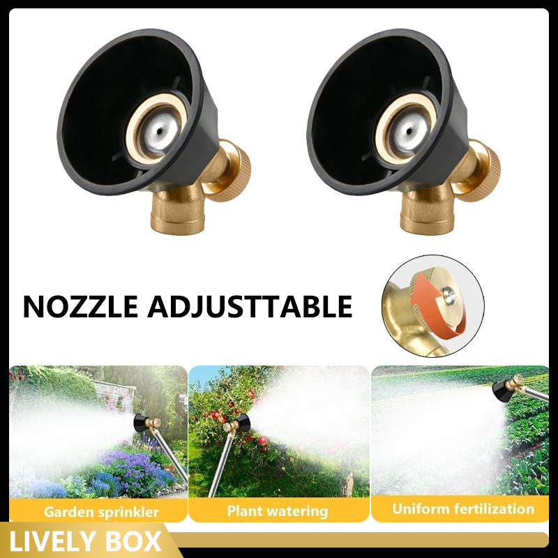 Jual Nozel Semprot Kabut Penyiraman Taman/Adjustable Penyiraman Taman ...